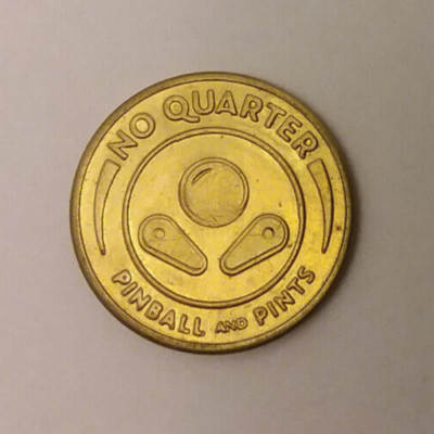 No Quarter Pinball and Pints Nashville, TN Arcade Game Token 22mm | eBay