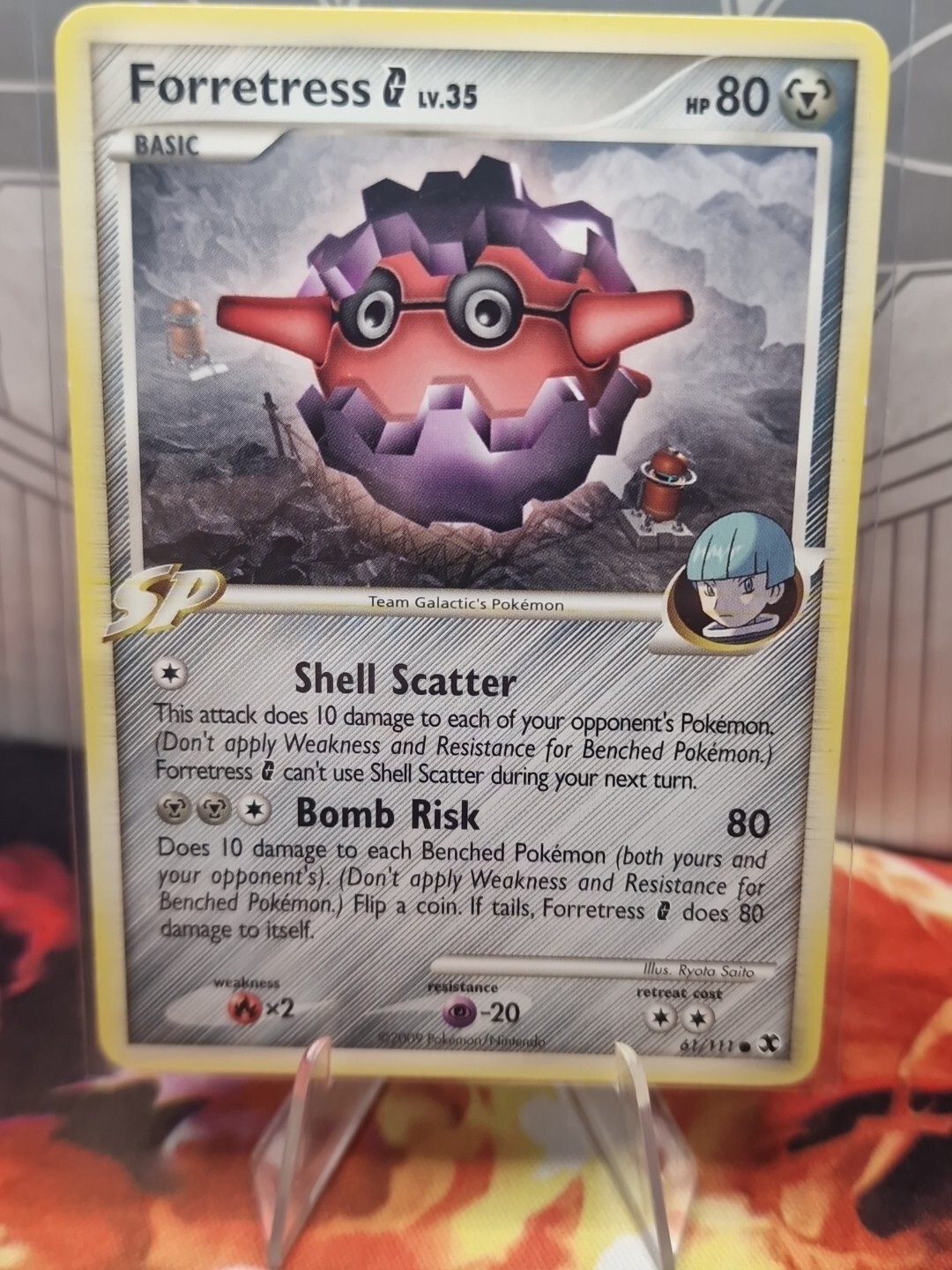 Pokémon TCG Forretress [G] Rising Rivals 61 Regular Common for sale ...