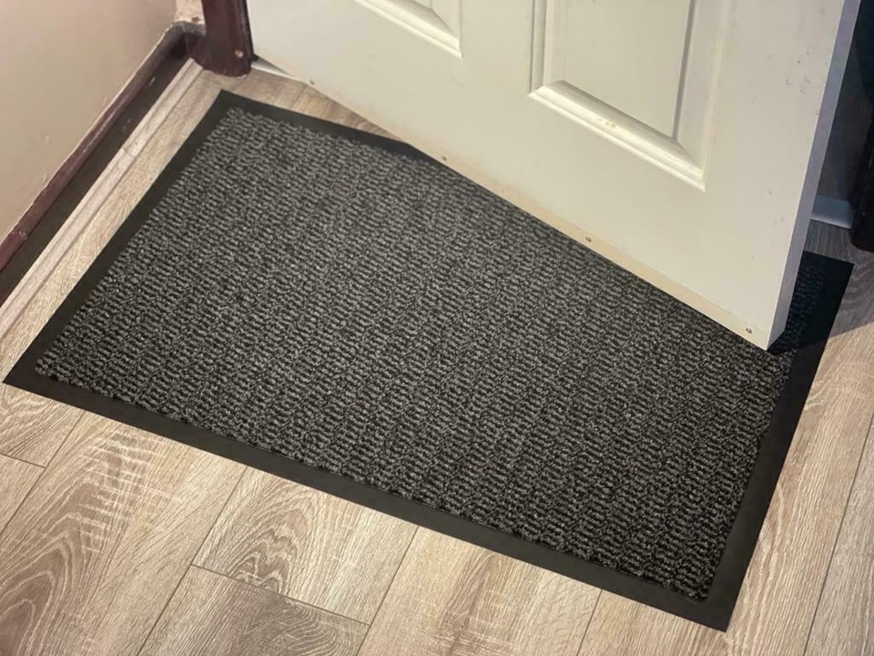 Rubber Back Door Mat Heavy Duty Washable Non Slip Mat Entrance Floor ...