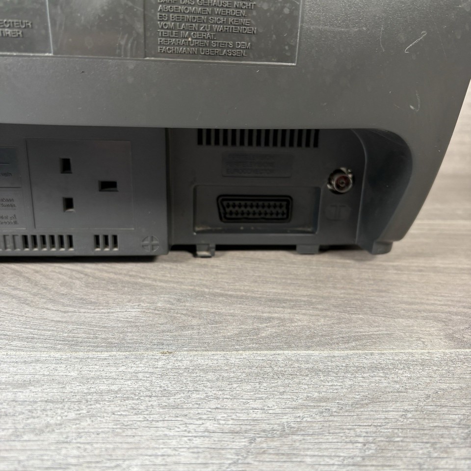 Sharp CRT TV Video Retro Gaming Television 37AT-25H Colour Vintage With ...