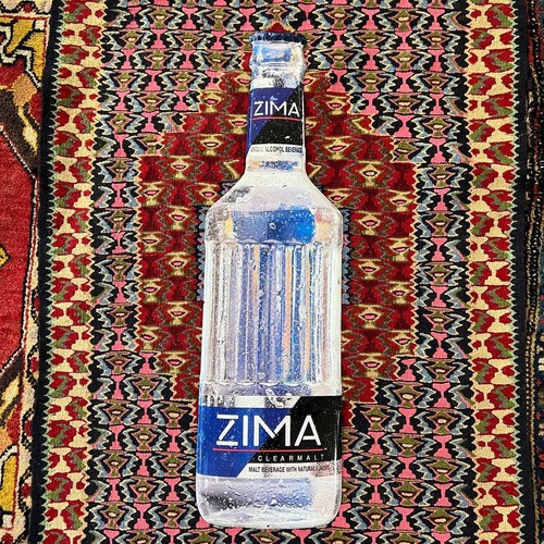 Vintage 1993 Zima Clearmalt 3D Bottle Advertising Bar Sign Original ...