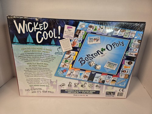 Boston-Opoly Board Game NEW SEALED Late for the Sky Monopoly | eBay