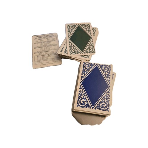 Vintage Bridgepoint Playing Cards By Maurice Freedman Complete 2 Sets ...