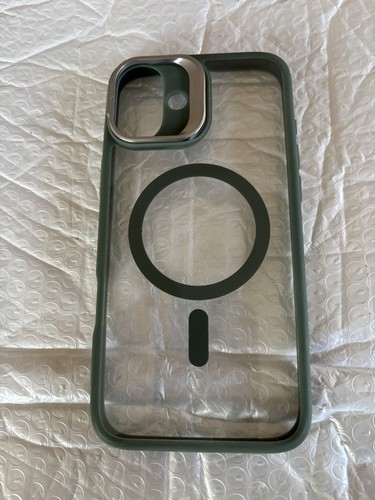 ESR halo Lock Magnetic Case, Clear/gray Border , iPhone 16 | eBay