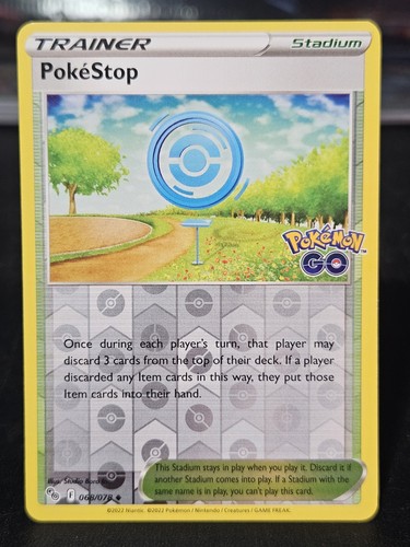 2022 Pokemon Card PokeStop #068 Reverse Holo Pokemon Go NM To Mint In ...