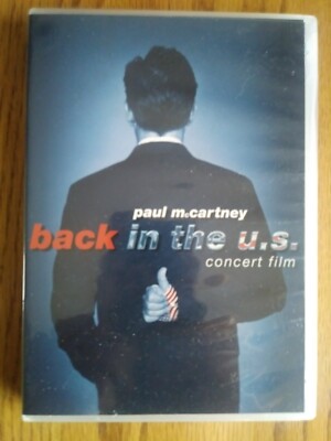 PAUL MCCARTNEY - BACK IN THE U.S. - 2002 CAPITOL DVD - 180 MINS ...