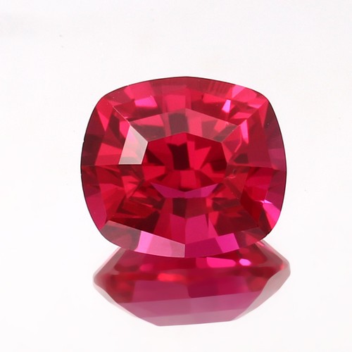 AAA Mozambique Pegion Red Ruby Mastercut Cushion Loose Stepcut Gemstone ...