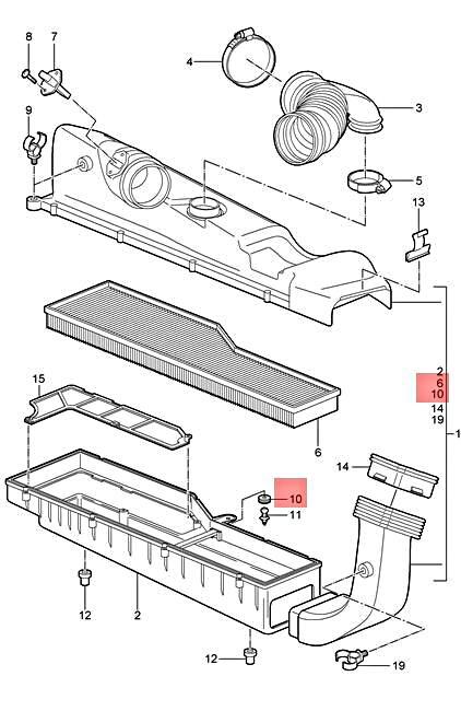 Genuine PORSCHE 718 911 T Turbo 991 996 997 Boxster Grommet 99970224640 ...