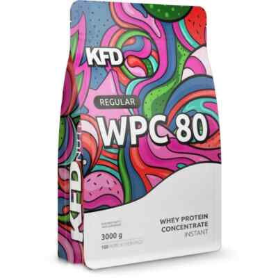 KFD WPC 80 Whey Protein Powder 3Kg High Quality Build Muscles | eBay UK
