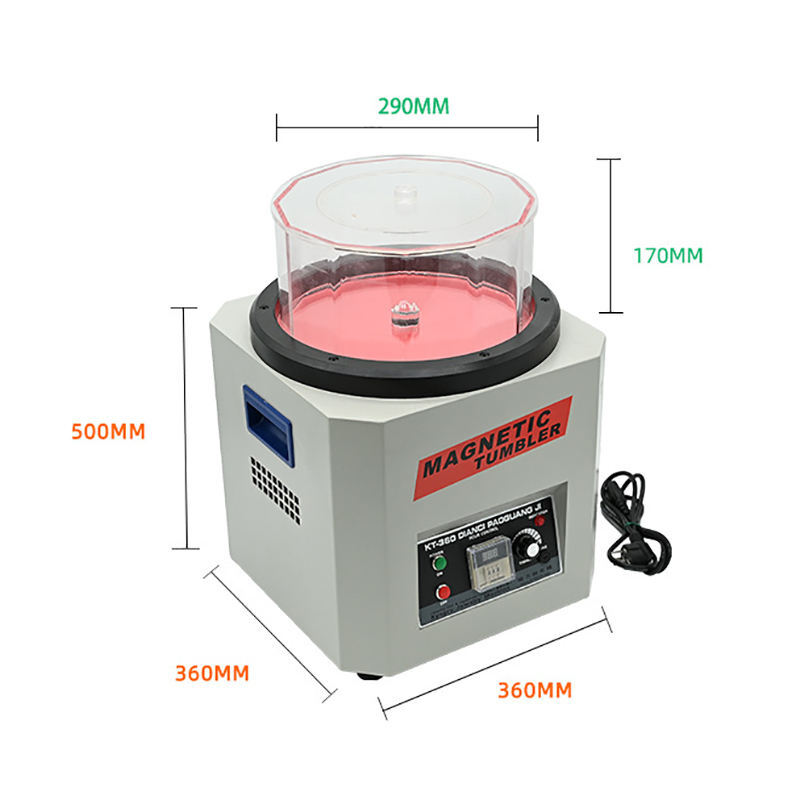 Jewelry Making Machine Jewelry Polishing Machine Magnetic Tumbler KT ...