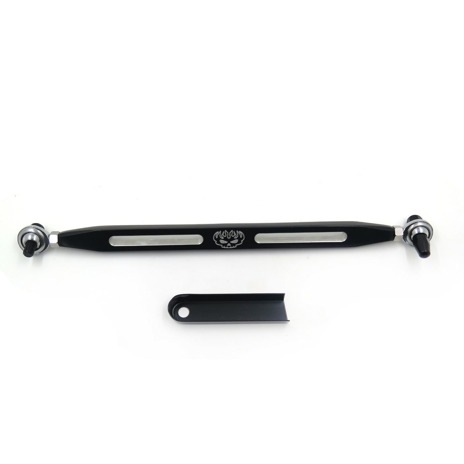 Black Slotted Flame Billet Shift Linkage For Harley Touring Road King ...
