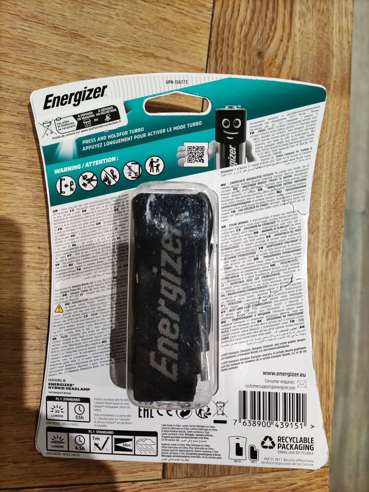 Energizer 1000 Lumen Hybrid headlamp & Torch 5 Modes & Turbo for sale ...