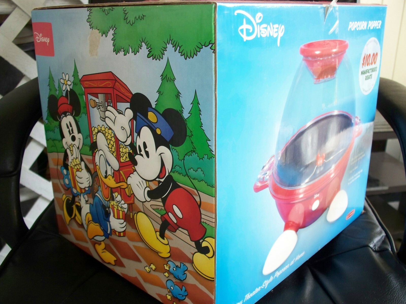 Disney Mickey Mouse Popcorn Popper Vintage Disney NEW Hot Air Popcorn ...