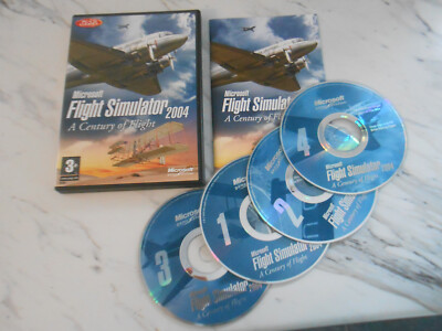 Microsoft FLIGHT SIMULATOR 2004 Pc Cd Rom FS2004 MSFS A Century Of ...