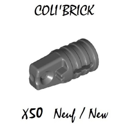 Lego 30552 - 50x hinge cylinder 1x2 locking - Gris F. / Dark bluish ...