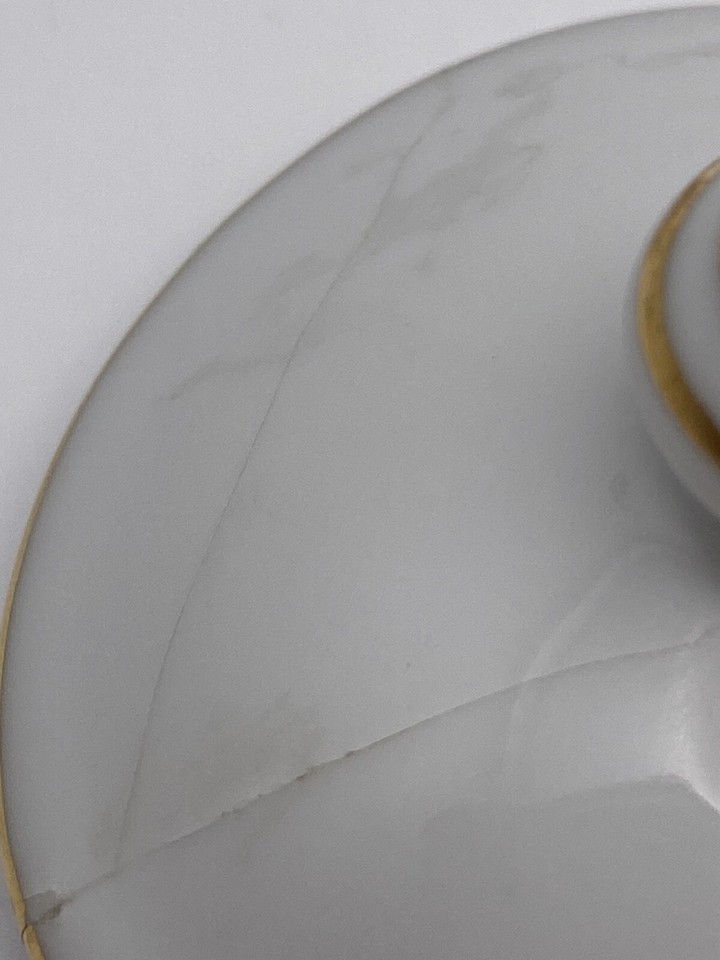 Vintage Hand Painted Lefton Crimson Rose - Smooth Mini Sugar Bowl With ...