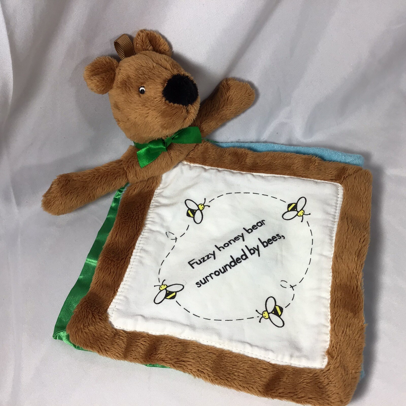 North American Plush Cozy Bear Say Please Storybook Lovey Book 2013 | eBay