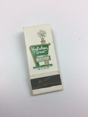 Vintage Holiday Inn Of Grants New Mexico Thin Matchbook Hotel Motel ...