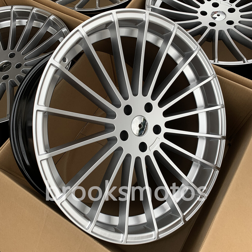 24" HM STYLE SILVER FORGED WHEELS RIMS FIT 2016+ BMW G11 G12 7 SERIES ...