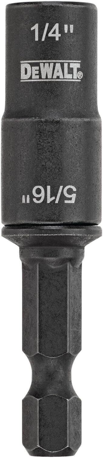 Dewalt DOUBLE ENDED Nut Driver, Impact READY CLEANABLE 1/4In + 5/16 ...