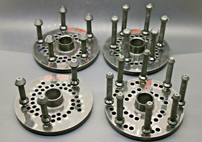USA Made Wheel Balancer 40mm Lug Centric Pin Flange Plate System Set 4 ...