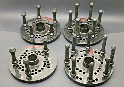USA Made Wheel Balancer 40mm Lug Centric Pin Flange Plate System Set 4 ...