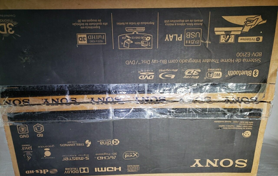 Sony BDV-E2100 3D BD BluRay DVD Player Home Theater System 5.1Ch 1000W ...
