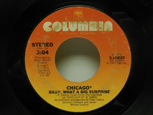 Chicago: Baby What a Big Suprise / Takin It on Uptown, 45 RPM. VG | eBay