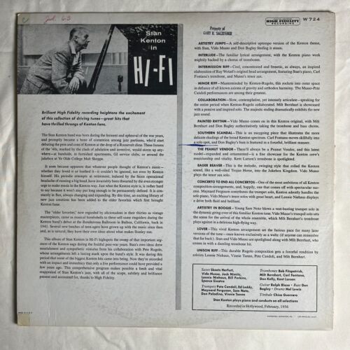 STAN KENTON Kenton In Hi Fi 1956 Vinyl LP Capitol W-724 - VG+ | eBay