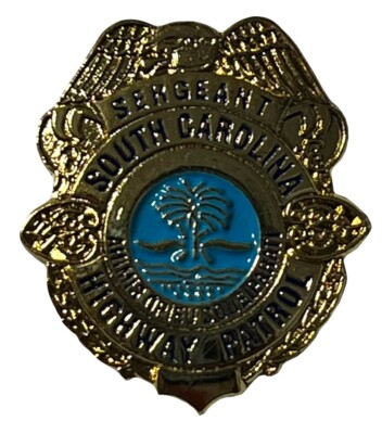 Lot of 50 South Carolina Highway Patrol Sergeant Badge Hat Cap Lapel ...