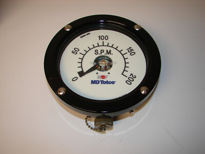 *NEW* MD Totco NOV 5" Tachometer Tach 200 SPM PR21A-73 | eBay
