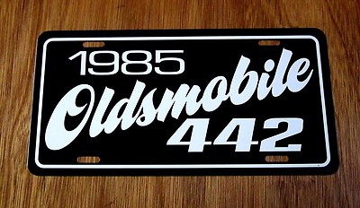 1985 Oldsmobile 442 license plate tag 85 Olds W42 307 RWD Muscle Car 4 ...