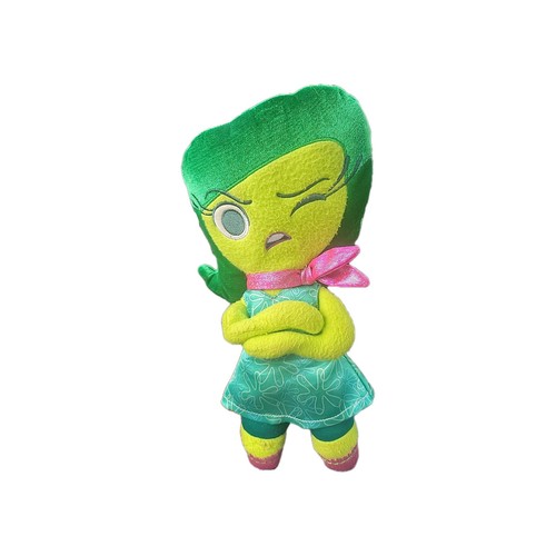 DISNEY INSIDE OUT DISGUST GREEN GIRL STUFFED PLUSH TOY DOLL In Great ...