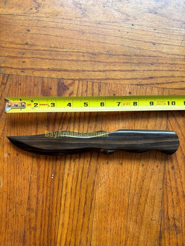 Filipino Kamagong Ironwood Training Knife FMA Kali Arnis Escrima Daga ...