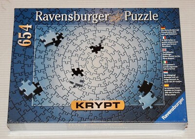 NEW SEALED RAVENSBURGER Silver KRYPT Jigsaw Puzzle ULTIMATE CHALLENGE ...