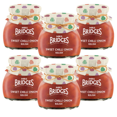 Mrs Bridges Sweet Chilli Onion Relish 230g - Pack of 6 | eBay UK
