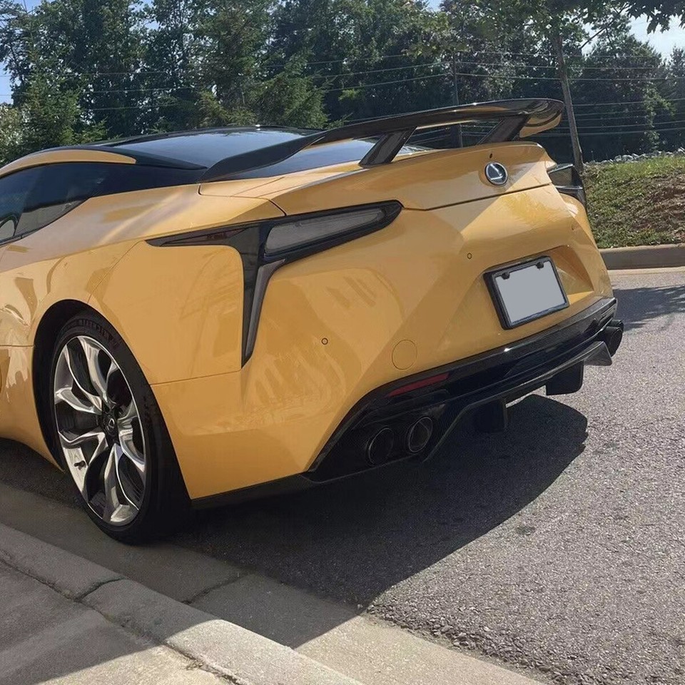 For 2017-2023 Lexus LC500 LC500H Carbon fiber Rear 3PCS Diffuser ...
