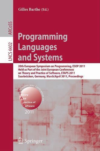 Lecture Notes in Computer Science Ser.: Programming Languages and ...