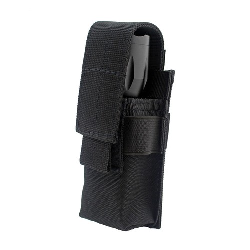 US Molle Flashlight Pouch Holster Utility Tools Pouch Adjustable Hook ...