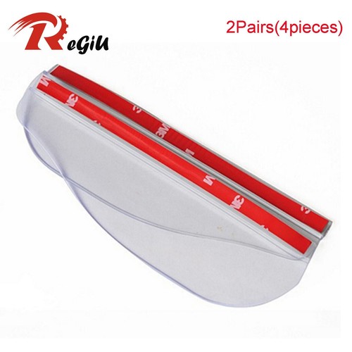 Clear Rear View Side Mirror Rain Board Eyebrow Guard Sun Visor Car ...
