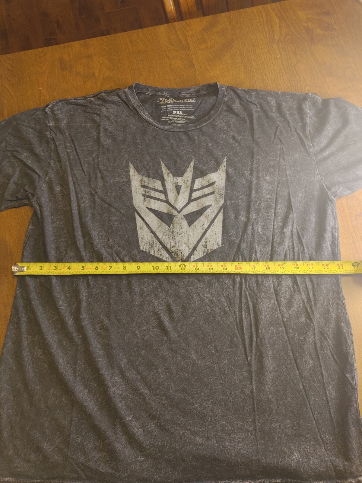 Transformers distressed Decepticon tee black tee with… - Gem