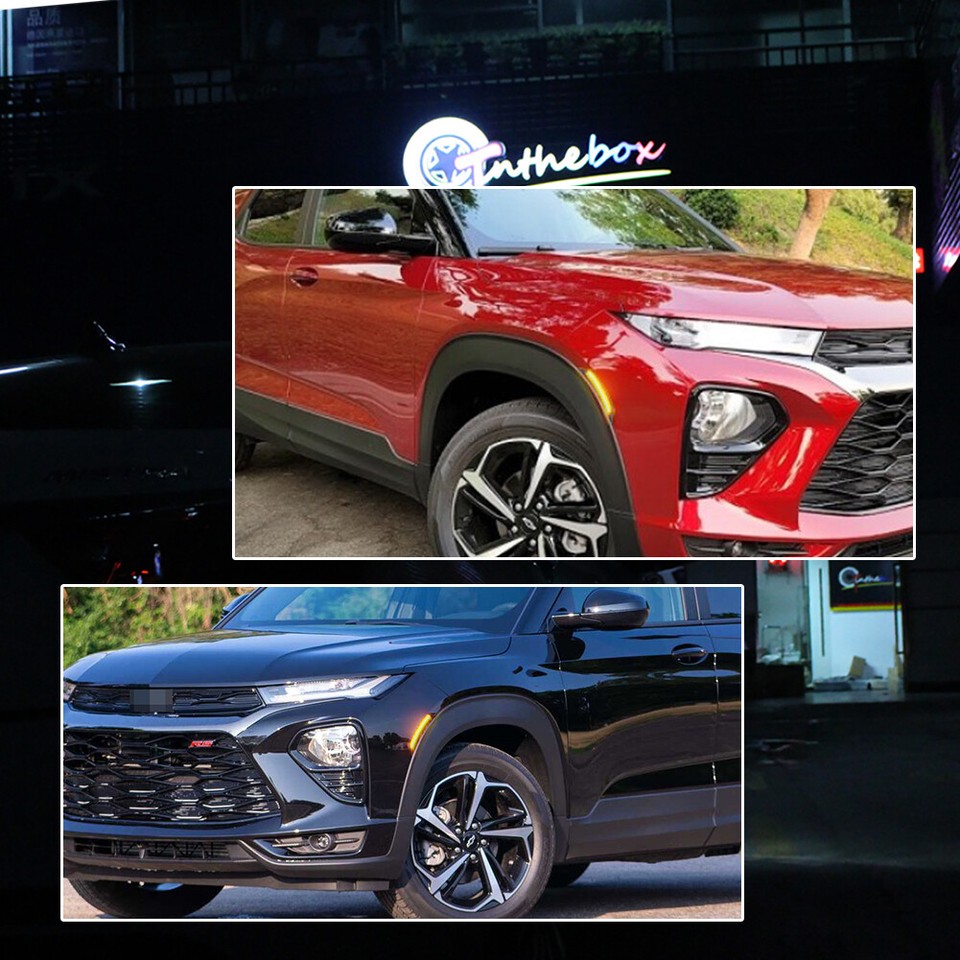 2021-2024 Chevy Trailblazer Smoked Lens Amber LED Front Side Marker ...