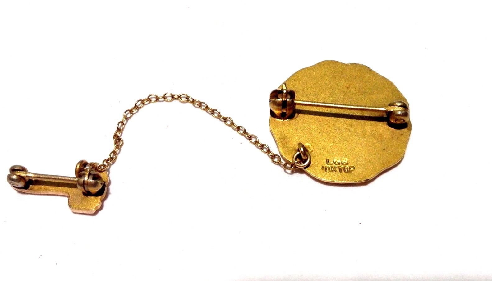 10K Vintage Enamel National Congress Of Parents And Teachers 1897 Pin ...