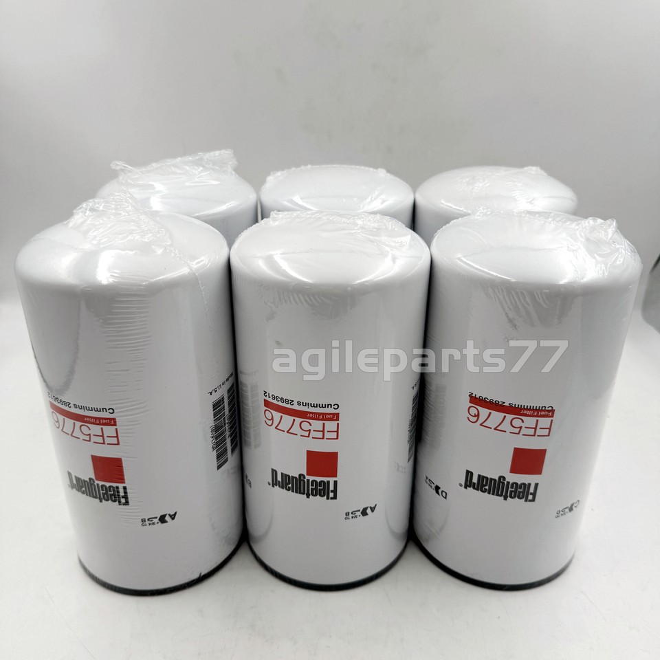 6PCS Fuel Filter FF5776 Fleetguard For Cummins ISX 2893612 New Free ...