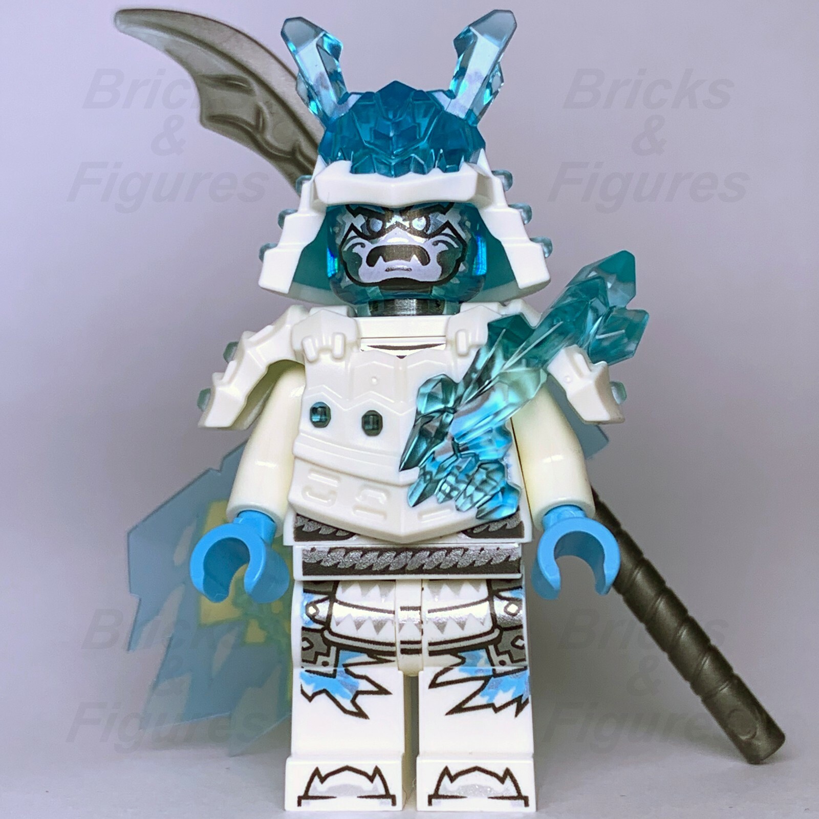 LEGO Ninjago The Ice Emperor Minifigure Zane Blizzard White Ninja 70678 ...