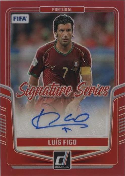2024-25 Panini Donruss Fifa - Signature Series Luis Figo #SS-LF Red ...