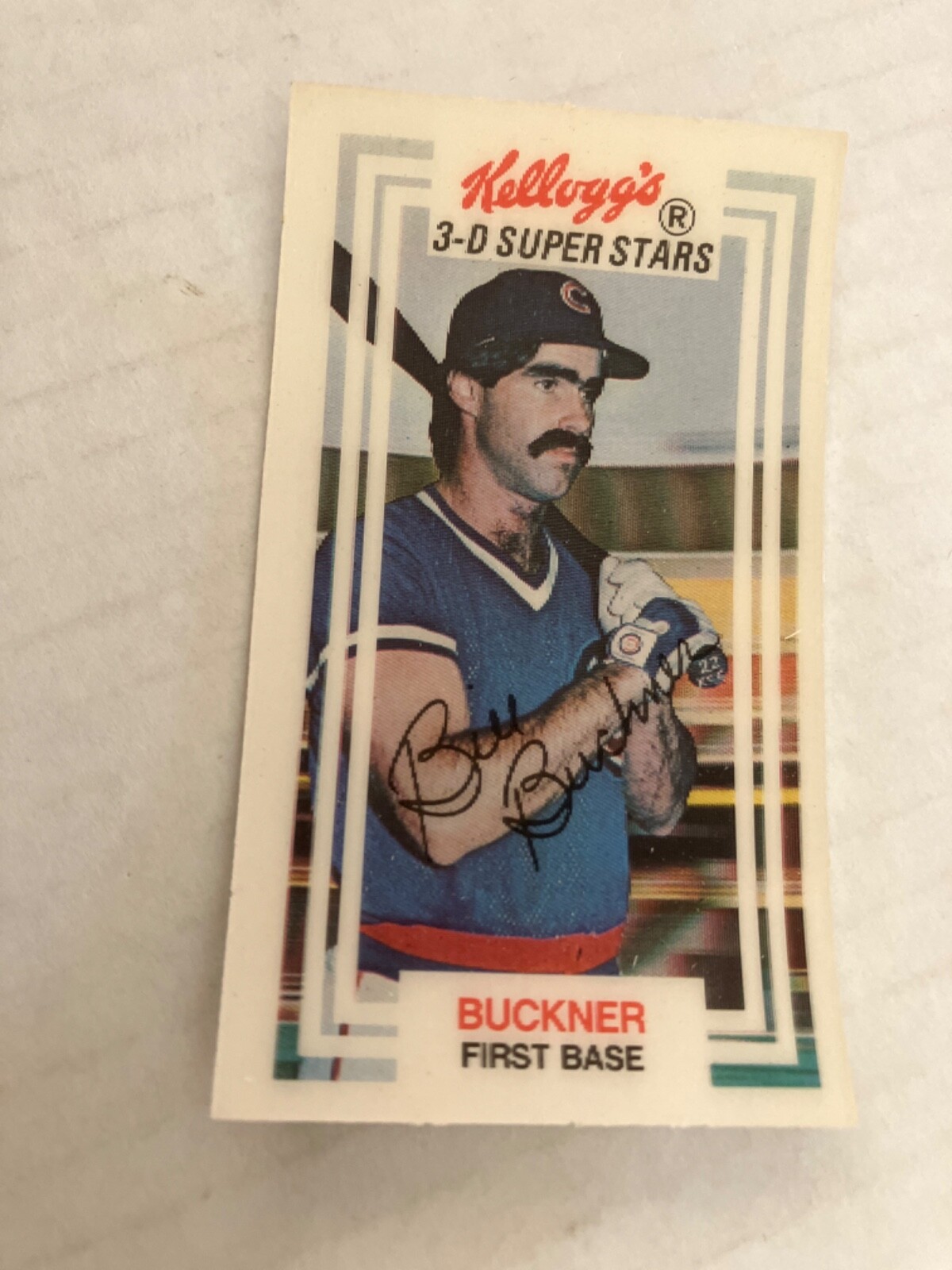 Chicago cubs bill Buckner 1983 Kellogg’s mini baseball card CScan | eBay