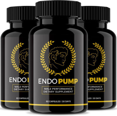(3 Pack) EndoPump Capsules - Advanced Male Performance Enhancer Support ...