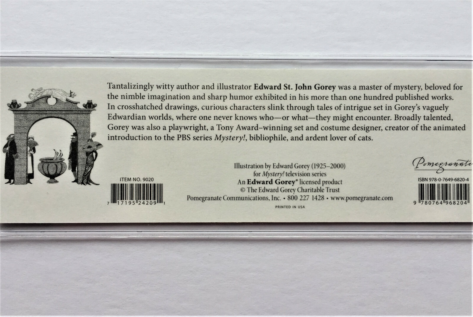 Edward Gorey Bookmark PBS Mystery for sale online | eBay