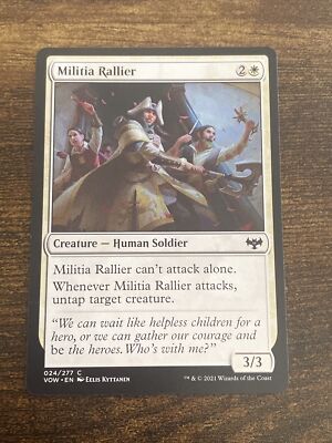 Militia Rallier 024/277 Innistrad Crimson Vow MTG Magic The Gathering ...